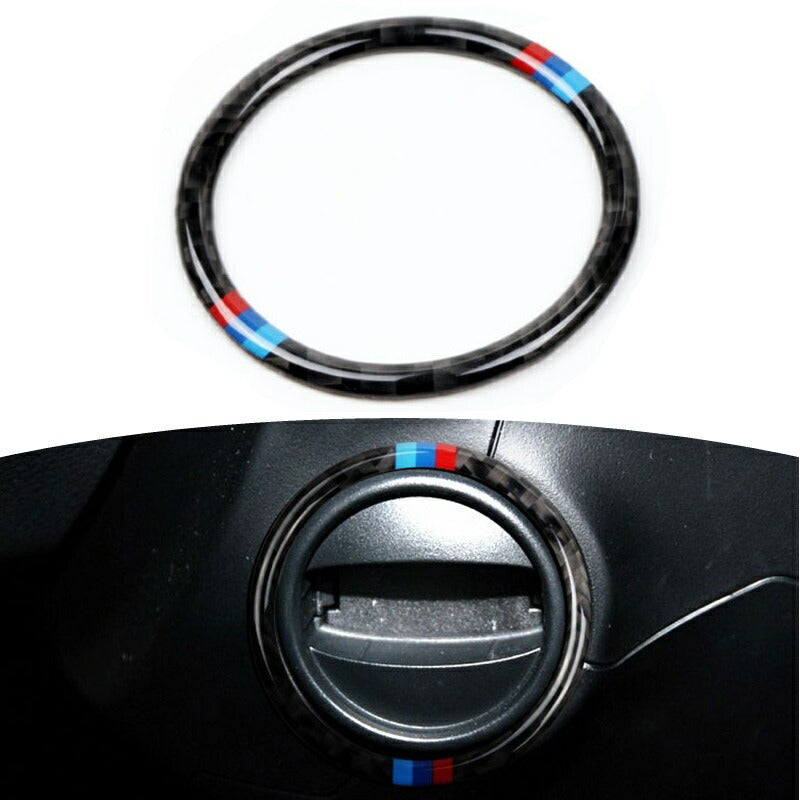 BMW イグニッション Mカラー カーボンリング 5シリーズ E60 E61 送料無料 イグニッション キー キーシリンダー プッシュスター – BeeTech